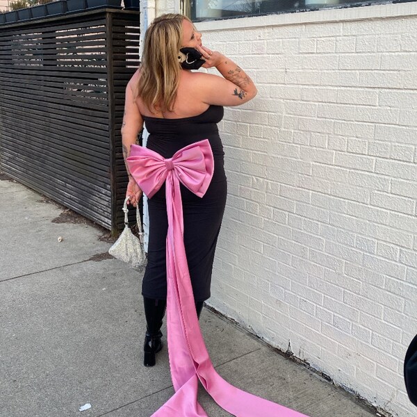 Women's Satin Bows, Oversized Wedding Tail Bows, Bridal Wedding Bow ...