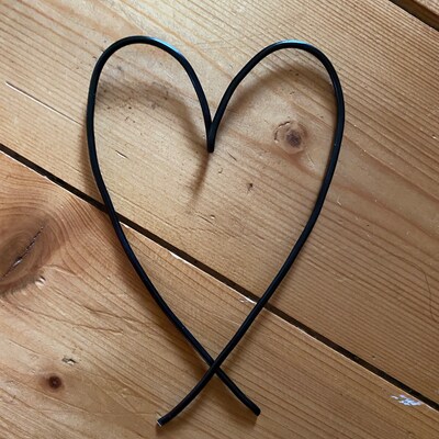 Single Wire Heart, Wire Heart Decoration - Etsy