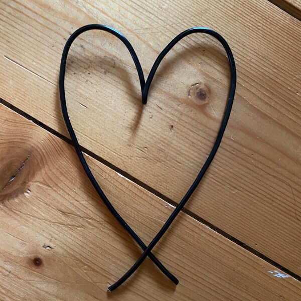 Single Wire Heart, Wire Heart Decoration - Etsy