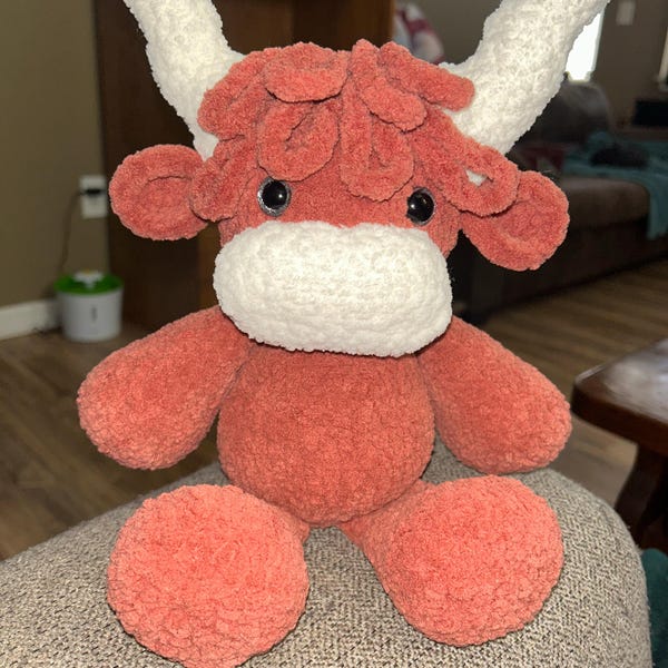 Crochet 3 in 1 Cow, Highland Cow, Longhorn Pattern - Etsy