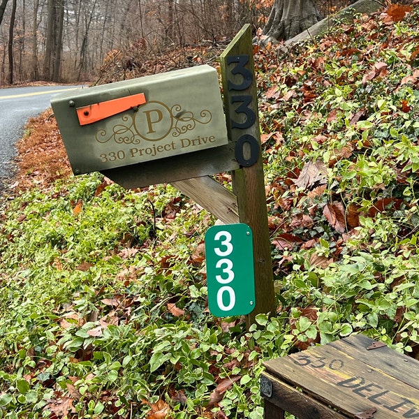 12x6 Reflective Custom Address Sign - Etsy