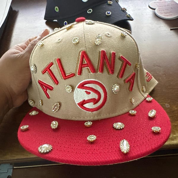 Rhinestone Fitted Los Angeles Lakers Hat - Etsy