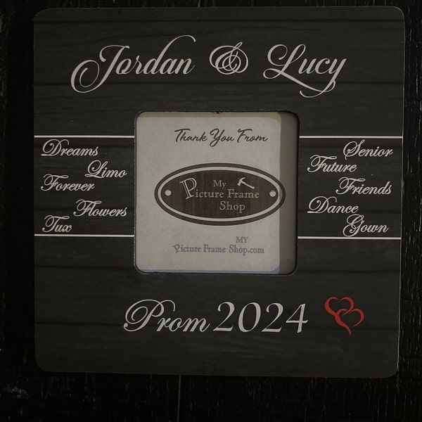 PROM GIFT, Prom Picture Frame, Prom Photo Frame, Prom Keepsake Gift ...