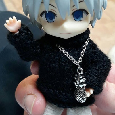 Sweater and Necklace Set for Nendoroid Doll Obitsu 11 Clothes 13 Charms ...