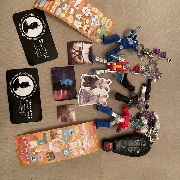 G1 Transformers Keychains Ver. 2 Megatron | Soundwave | Optimus Prime ...