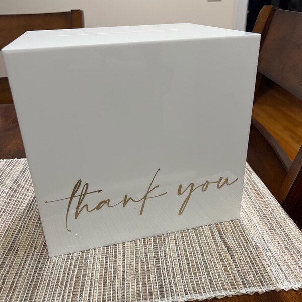 Personalized Wedding Card Box With Lock and Key Card Box for Wedding ...