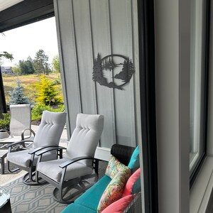 Welcome Metal Wall Art, Laser Cut Metal Welcome Sign, Outdoor Welcome ...