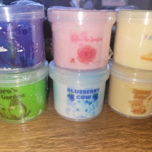 Hello Krispies DIY Clay Slime Set-snow Fizz Scented Slime Free Shipping ...