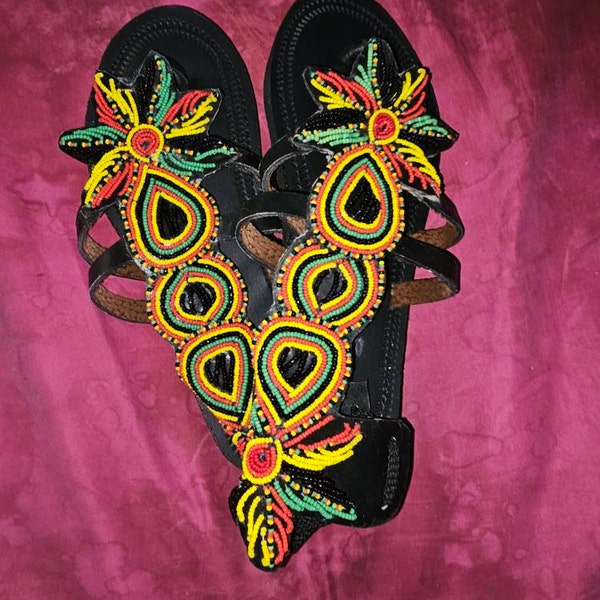 ON SALE! African Gladiator Sandal/rasta Sandals/sandals for Women ...
