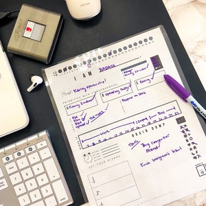 Customizeable Visual Schedule for Kids Canva Template - Etsy