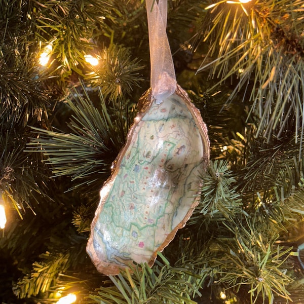 Bee Decoupage Clam Shell | Gold and Pink | Cape Cod | Liquid Gold ...