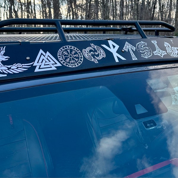 Wolves of Odin, Viking Vinyl CAR DECAL, Norse Mythology Geri and Freki ...
