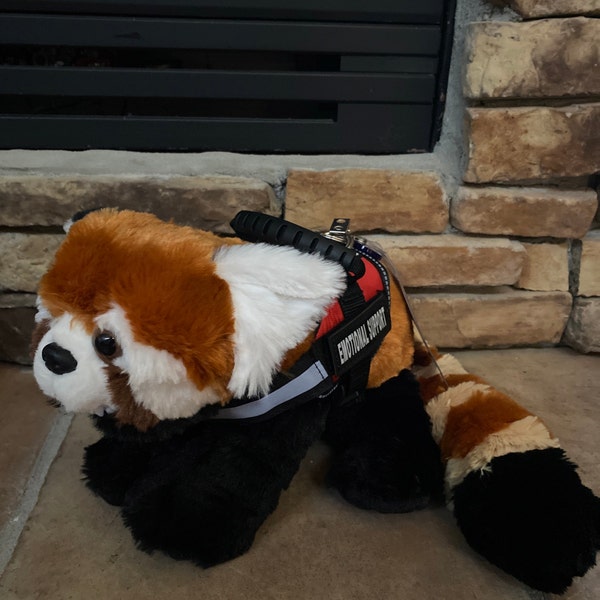 ESSA Red Panda Emotional Support Plush Stuffed Animal Personalized Gift ...