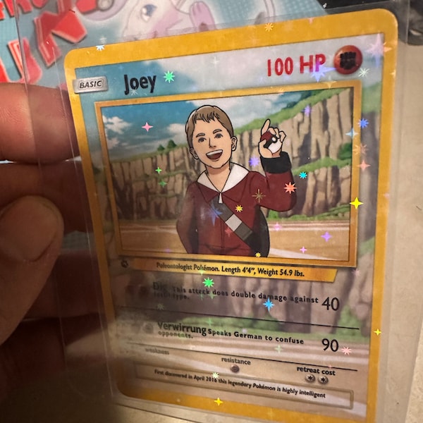 Custom Pokemon Card, Print Your Own Card, Holographic Custom Cards ...