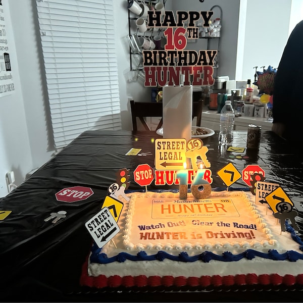 15 Piece Driver License Birthday Large Dye Cuts , Drivers License Cut ...