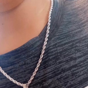 Personalized Coin Necklace With Rope Chain Circle Pendant - Etsy