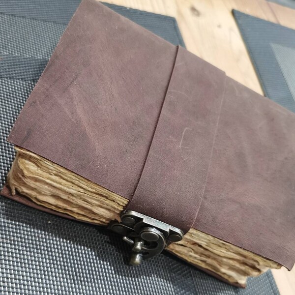 Parihandicrafts01genuine Full Grain Hand Made Leather Journal ...