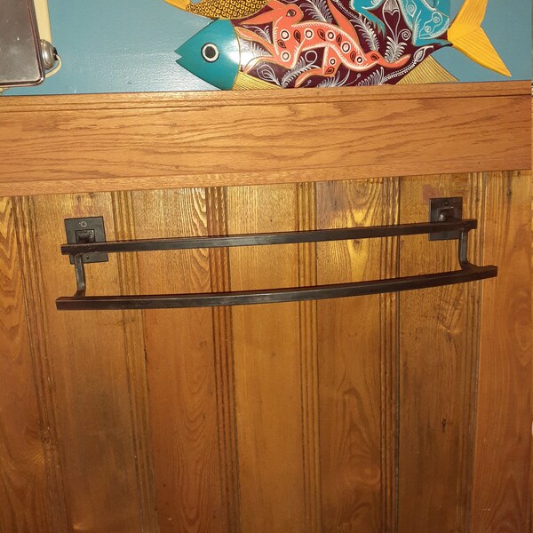 Latch Hand Forged Wrought Iron "peg and Eye" Gate Lock Metal Hardware ...