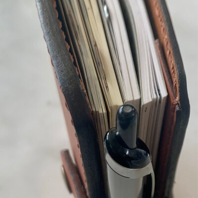 Snap Closure for Leather Cover Leather Snap Planner Cover - Etsy