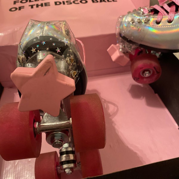 ROLLERSTUFF TWINKLE TOES Star Toe Stops, Patrick Star Pink (pair) - Etsy