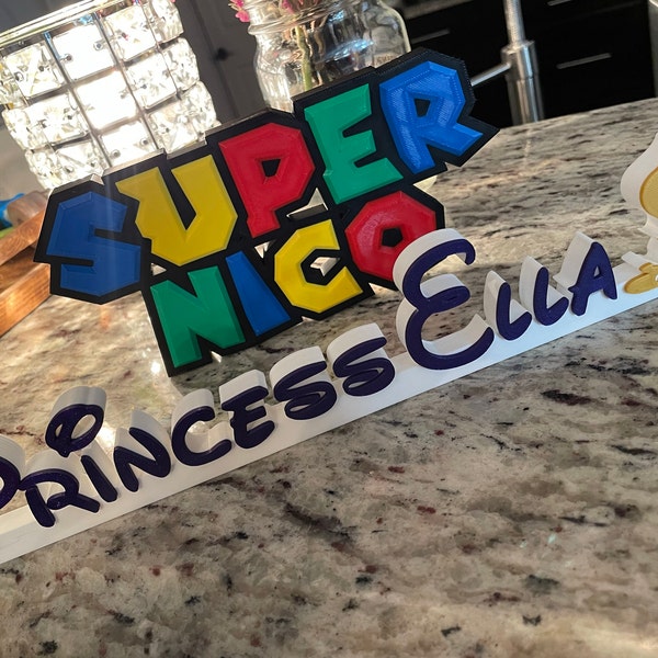 3D Printed Fantasy Style Name Plates - Etsy