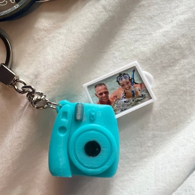 Mini Camera Keychain and Your Own Personalized Photo. Camera - Etsy