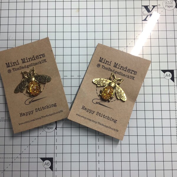 Gold Bee Needle Minder, Needle Keep, Needle Minder, Needle Magnet ...