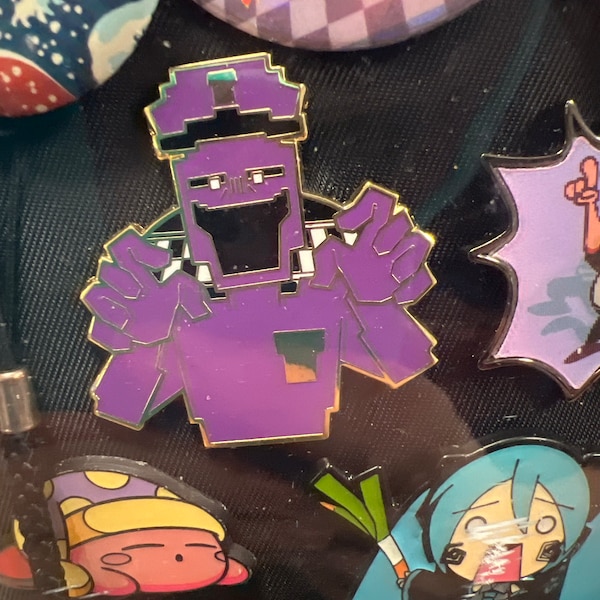Purple Guy / William Afton / Dave Miller Five Nights at Freddy's Pin ...