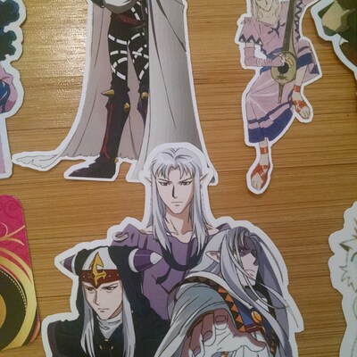 Lunar Silver Star Story Complete Stickers. Alex, Luna, Nash, Mia ...