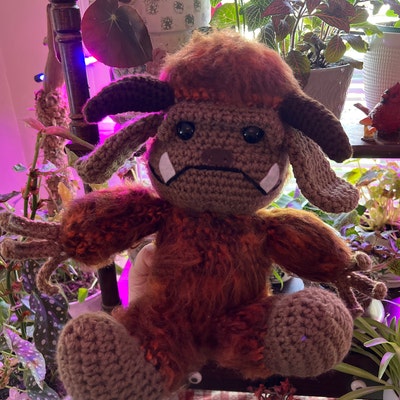 MADE TO ORDER Large or Small Ludo From the Labyrinth Plush Crochet ...