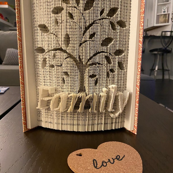 Family Tree - Multilayer Book Folding Pattern - Etsy
