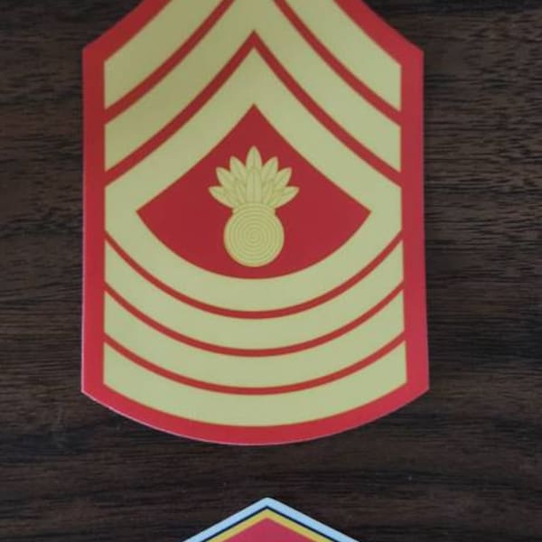 USMC Distressed American Flag Vinyl Sticker | Marine Corps Sticker ...