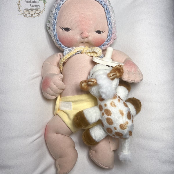 Sewing Doll Patterns Cloth Doll Pattern PDF Pattern- How to Make a Soft ...