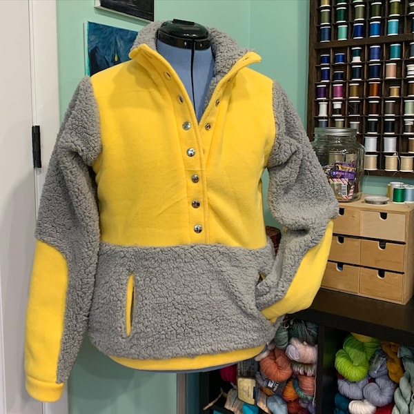 Kelly Fully-lined Full-zip Pullover PDF Sewing Pattern and Tutorial ...