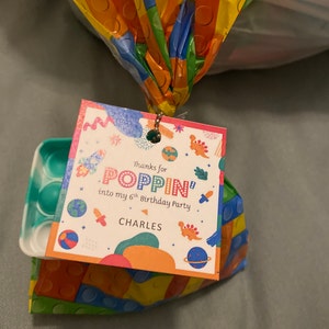 Pop It Gift Tags Hope You Have a Poppin Summer Pop-it Gift - Etsy