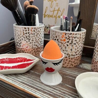 Beauty Blender Holder Pretty Makeup Organizer Girlie Makeup - Etsy