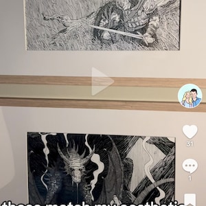 Ink Drawing Print 'the Cave' - Etsy