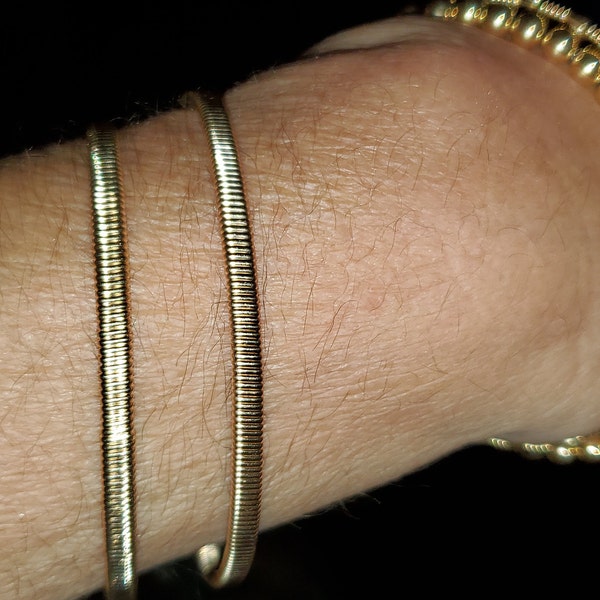 Split Band Mini Wire Wrapped Hand Crafted Bangle Bracelet - Etsy