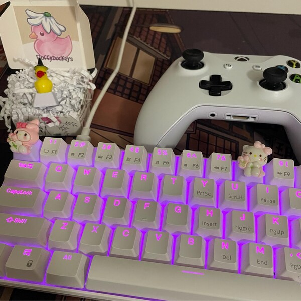 Kawaii Duck Character Keycaps, Goose Keycap, Animal Keycaps, Cute ...