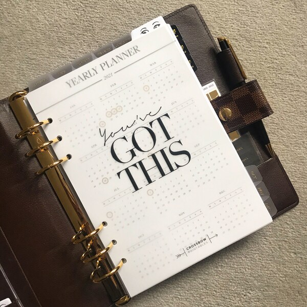 Minimal Planner Dashboard Transparent | Planner Accessories | A5 ...