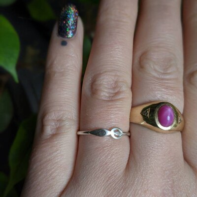 Goddess Silver Ring,mother Earth Ring,spiral Goddess Ring,egyptian Ring ...