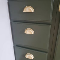 Solid Brass Material Ring Pulls Gold Brass Dresser Knobs - Etsy