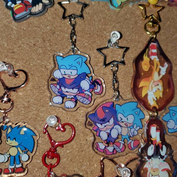 Sonic Charms / Sticker Sheet - Etsy