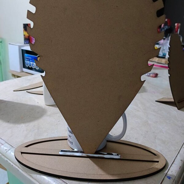 Digital Product Docking Station Organizer Stand DXF SVG AI Plywood 1/4 ...