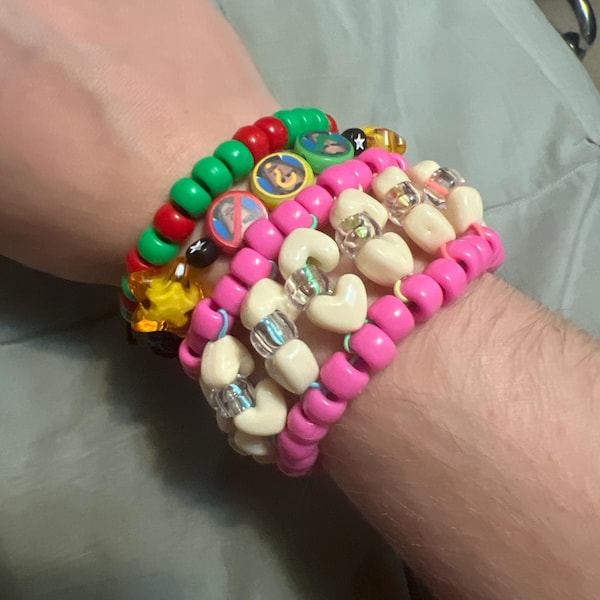 Kandi Teeth Cuff: Weirdcore Beaded Jewelry, Kidcore Fashion - Etsy