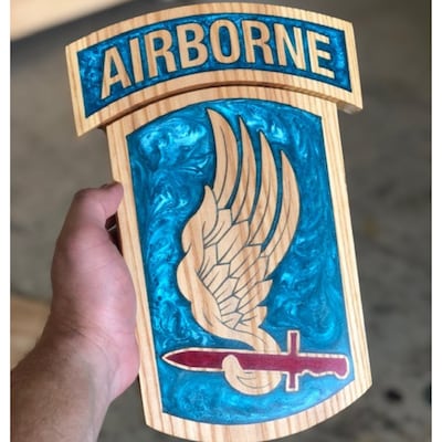 US Army 173rd Airborne Brigade Patch Vector Files, Dxf Eps Svg Ai Crv ...