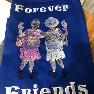 FRIENDS FOREVER EMBROIDERY Fits a 4x4, 5x7 & 8x8 Hoop Machine ...