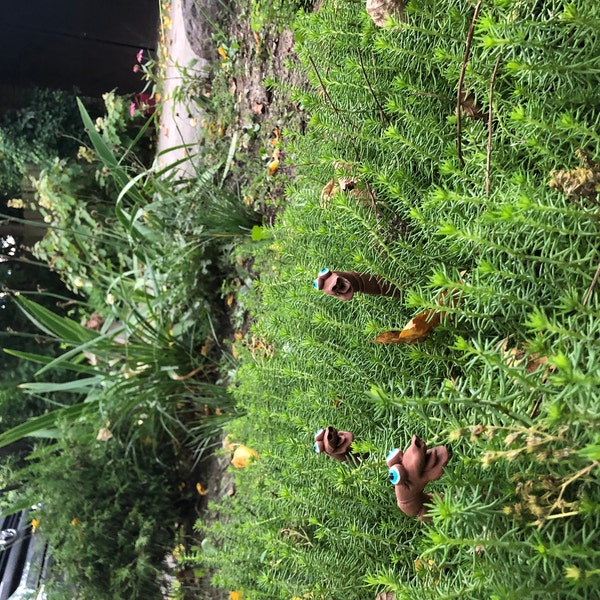 3 Ceramic Worms for Your Garden or Planters,8'' Garden Decoration ...