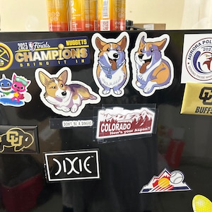 Corgi Fresh Toasted Burnt Sticker Pembroke Welsh Corgi Stickers Dog ...