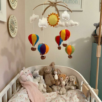 Baby Mobile Hanger Baby Mobile Frame DIY Nursery Crib Mobile 6 Arms ...